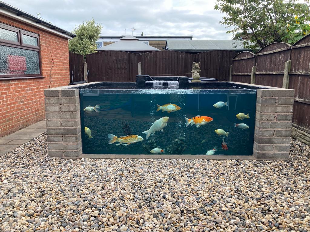 Pond Window Specialists, Liners, Filters, Pressure Pipe - CWD Pond