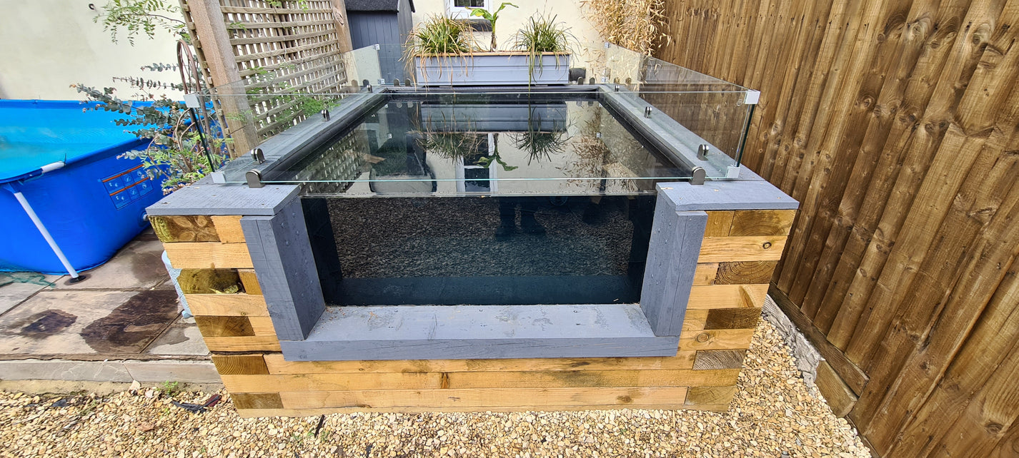 Bespoke Koi Pond Viewing Window Glass 25.5mm | Toughened Glass – CWD Pond