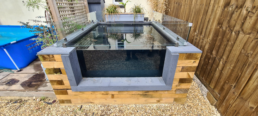 Bespoke Koi Pond Viewing Window Glass 25.5mm | Toughened Glass – CWD Pond