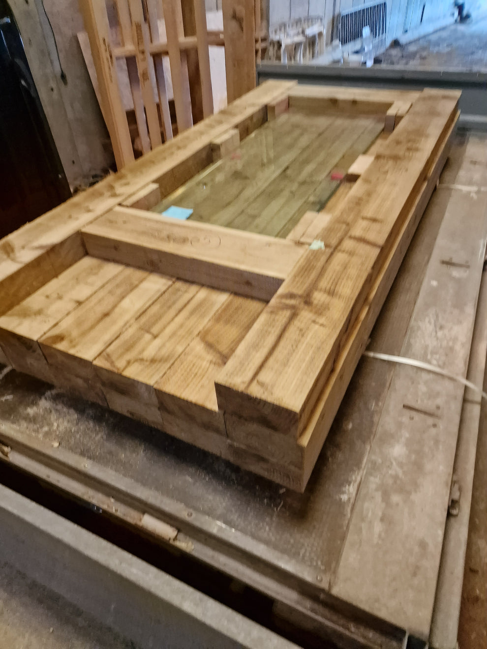 2 x 1.5 Metre Railway Sleeper Pond Kit - Easy DIY Garden Pond Building ...