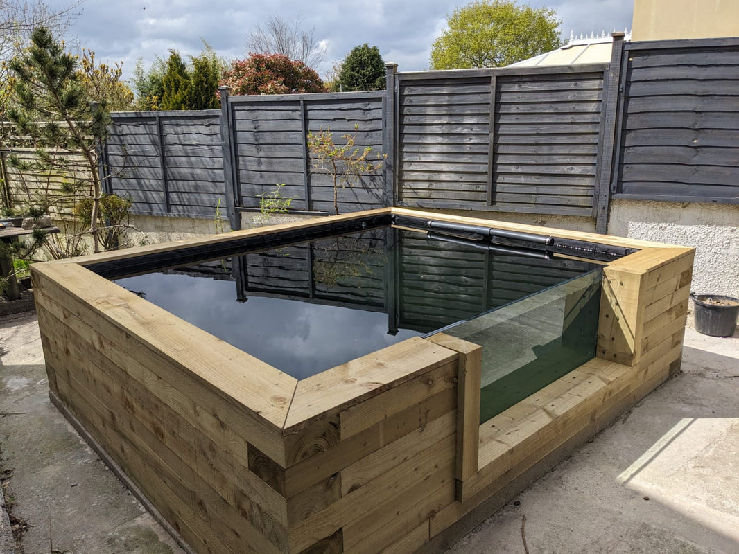 Railway Sleeper Pond Kit | Pond Filter and Pump available – CWD Pond